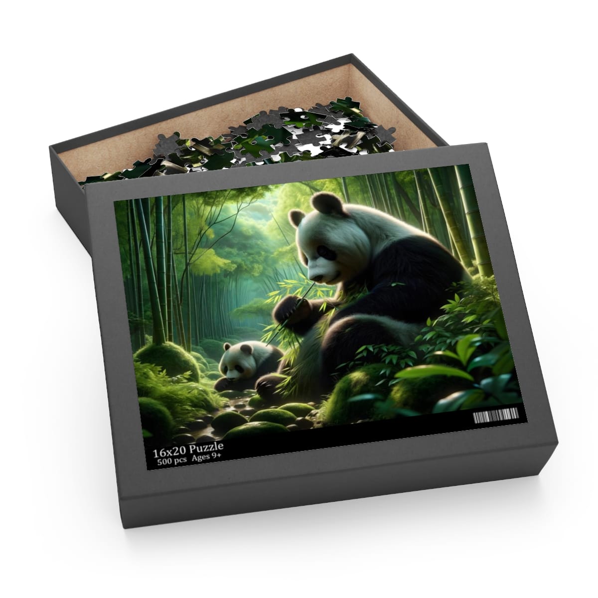 Giant Pandas in Bamboo Forest Puzzle (120, 252, 500-Piece) | Panda ...